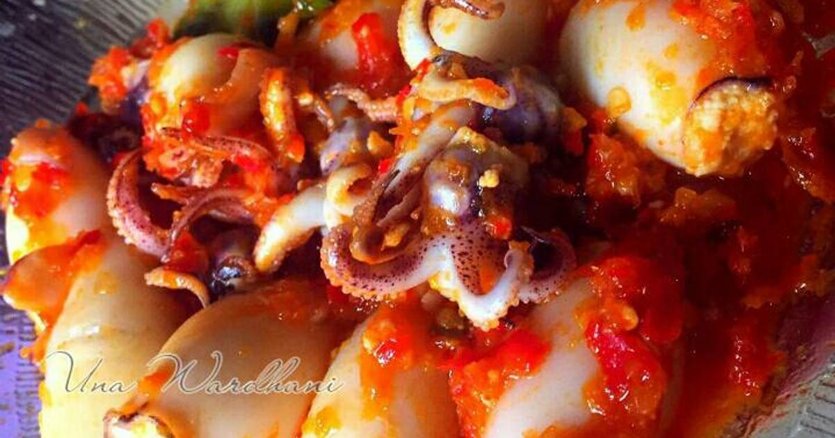 Resep Cumi Isi Tahu Rica Rica oleh una wardhani - Cookpad