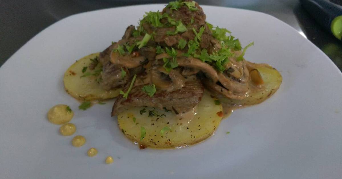 Filete strogonoff - 14 recetas caseras- Cookpad