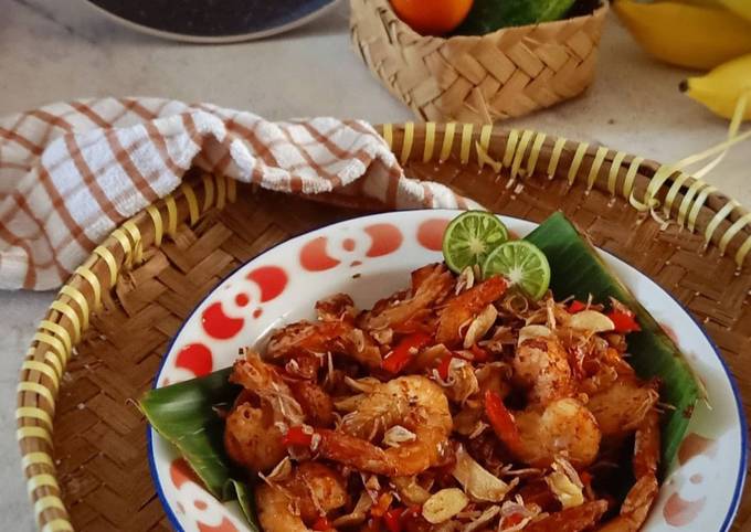 Resep Udang Goreng Bawang Sambal Embe khas Bali oleh Mrs.Tans |IG ...