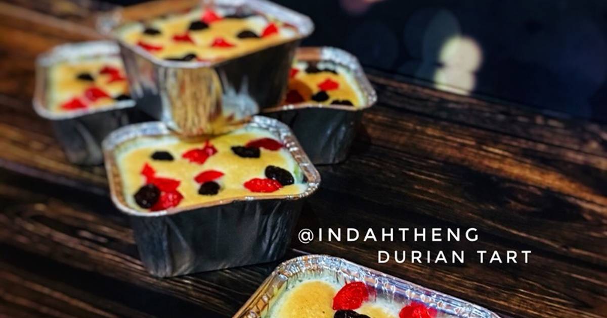 Resep Durian tart oleh Indah Theng - Cookpad