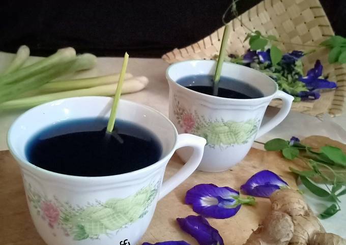 Resep Wedang jahe sereh telang oleh Deffi Mom's Ahnaf - Cookpad Resep Wedang jahe sereh telang oleh Deffi Mom's Ahnaf - Cookpad