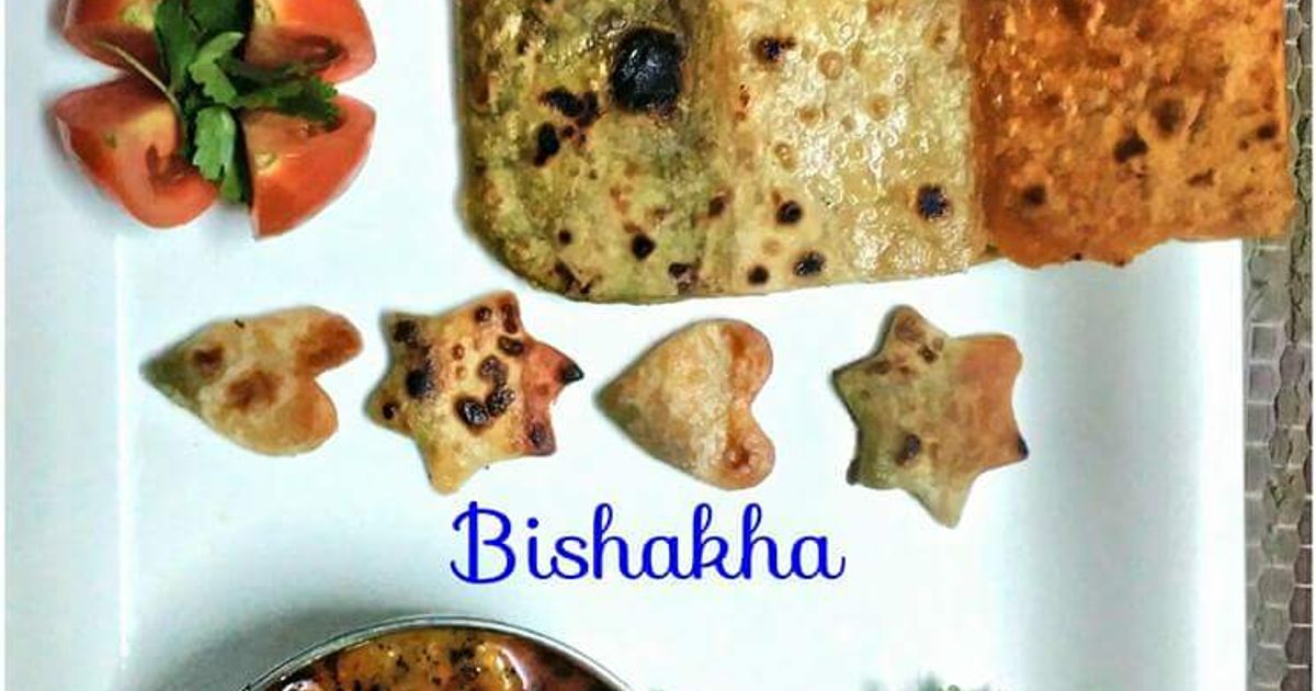 Tricolour Paratha Recipe by Bishakha Kumari Saxena - Cookpad