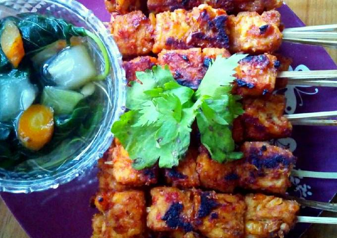 Resep Sampe (sate tempe) bumbu kacang oleh zuchriya nuraini ...