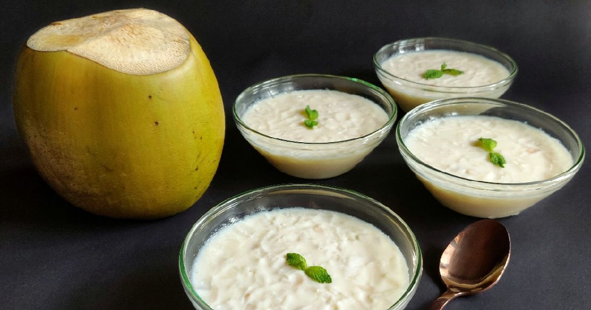 Tender Coconut Pudding Recipe by Ankita Raiturcar - Cookpad