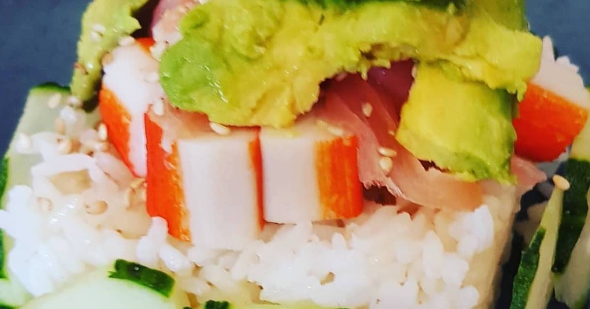 Sushi salad🥗 Receta de Lara Aragon " El SARAO DE LARA"- Cookpad
