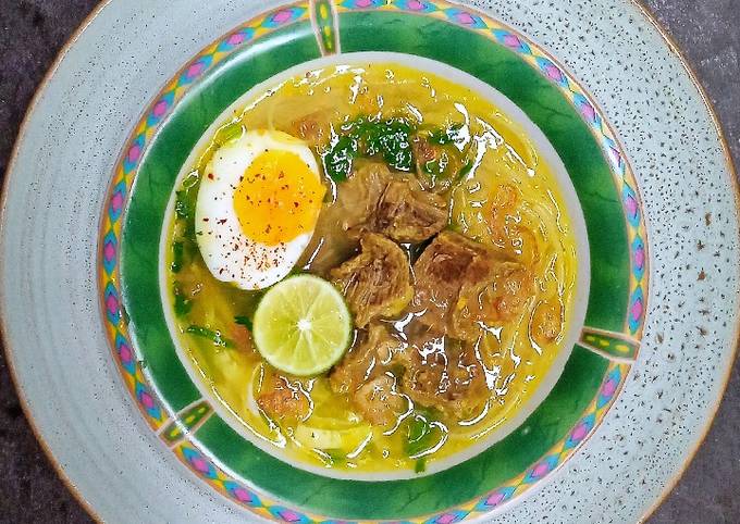 Resep Soto Daging Sederhana oleh Ary Azies - Cookpad