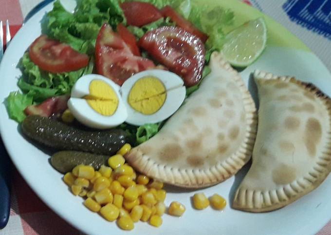 Ensalada verde con pastel de acelga,😋súper fácil y delicioso🤗 Receta de ...
