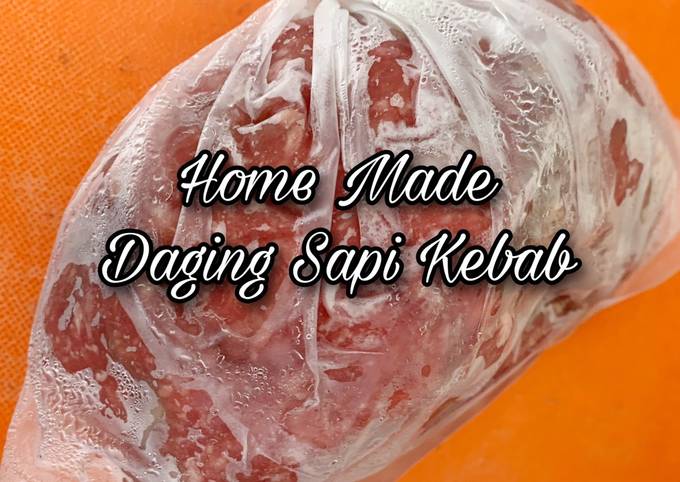Resep Home Made Daging Sapi Kebab oleh Mama Arzan - Cookpad