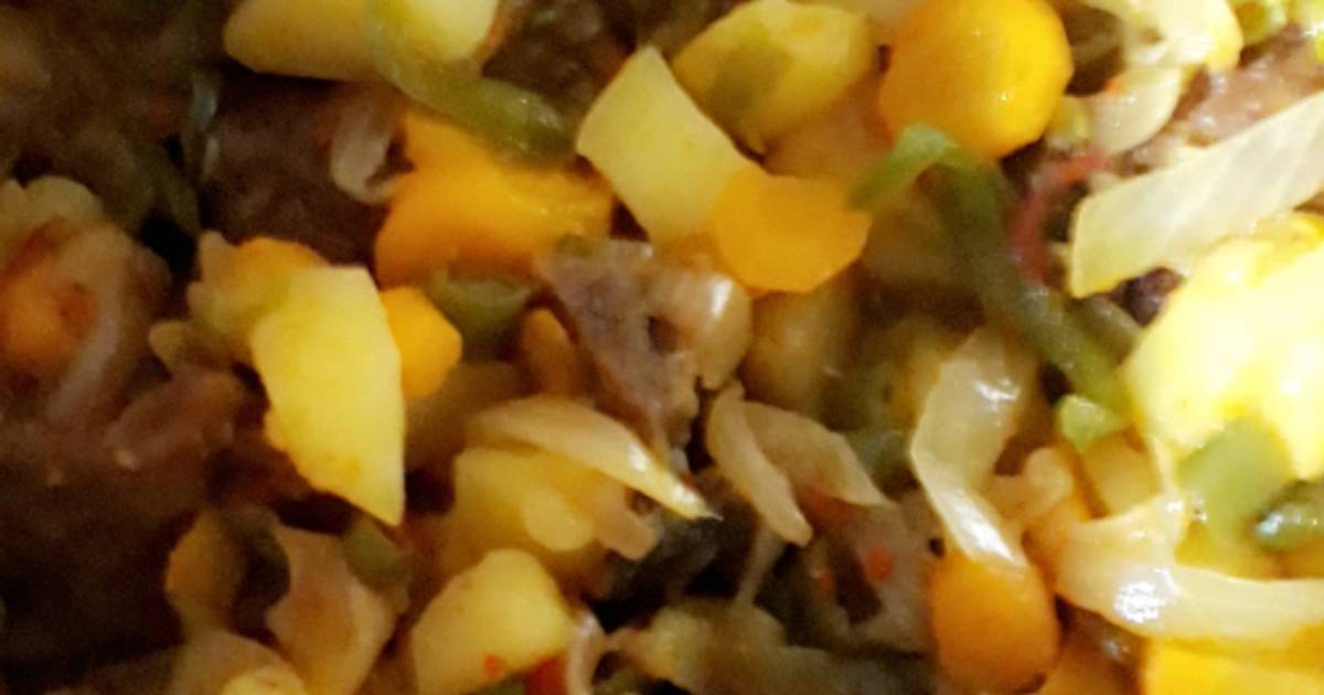 Jollof na dankali girki daga Fatyteemah - Cookpad