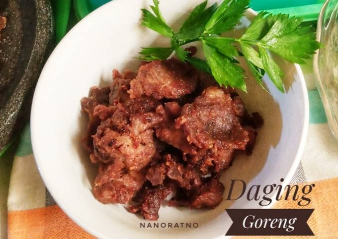 Resep Daging Goreng oleh NanoRatno - Cookpad