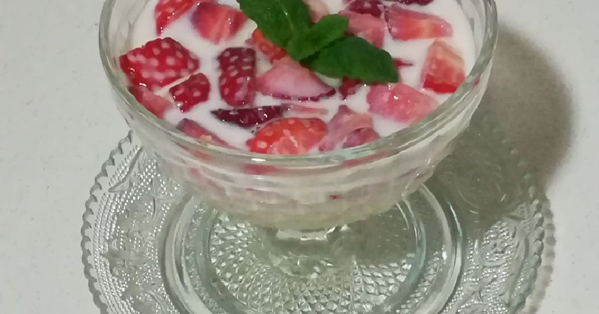 Fresas Con Leche Condensada Receta de Teresa González
