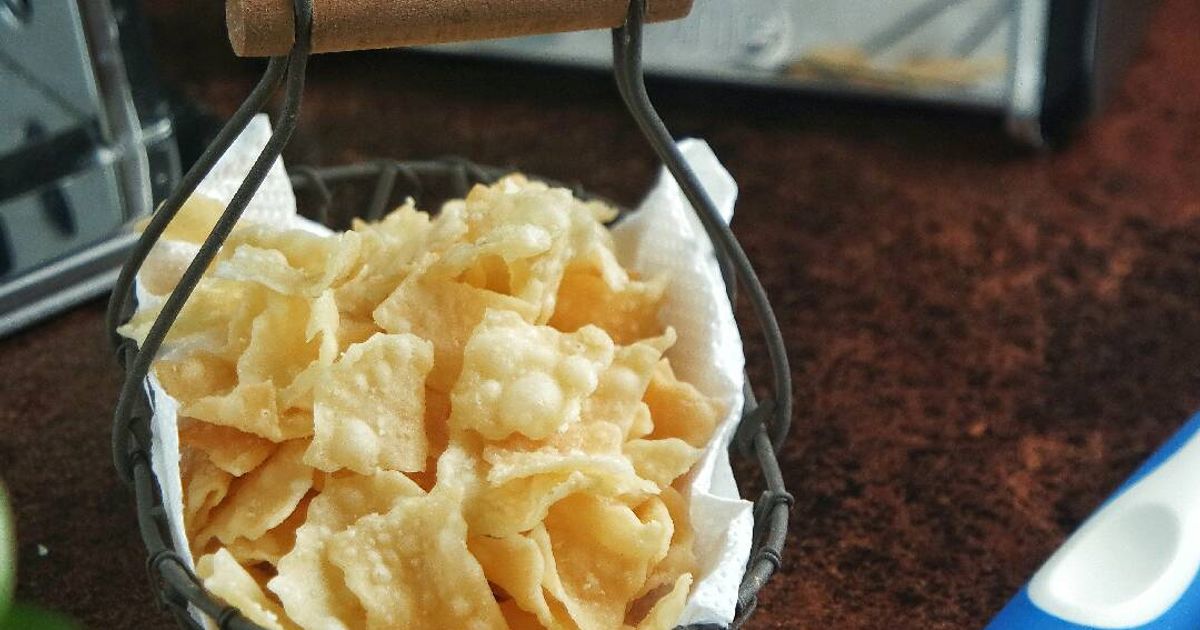Resep Kerupuk Pangsit Renyah oleh Citra Hendra - Cookpad