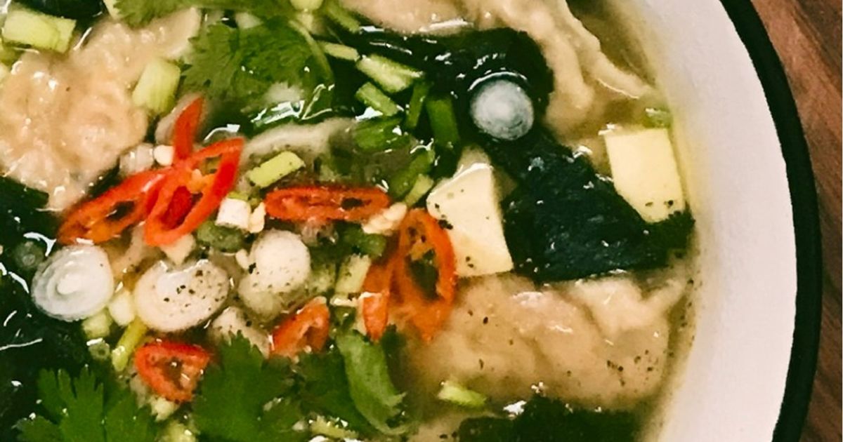 Wakame Seaweed Dumpling Soup Recipe By Vĩnh Hy