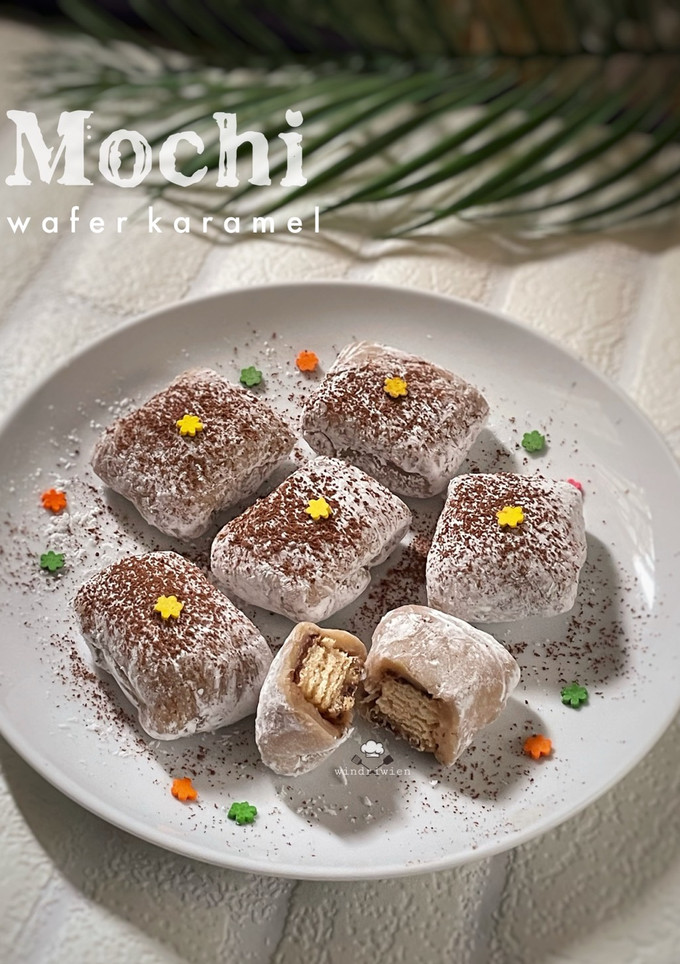 Resep Mochi Isi Wafer Karamel (Tanpa Tepung Ketan) oleh Windri Aries ...