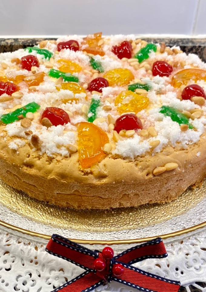 Pastel de Navidad relleno con crema “sin gluten” Receta de javilowin ...