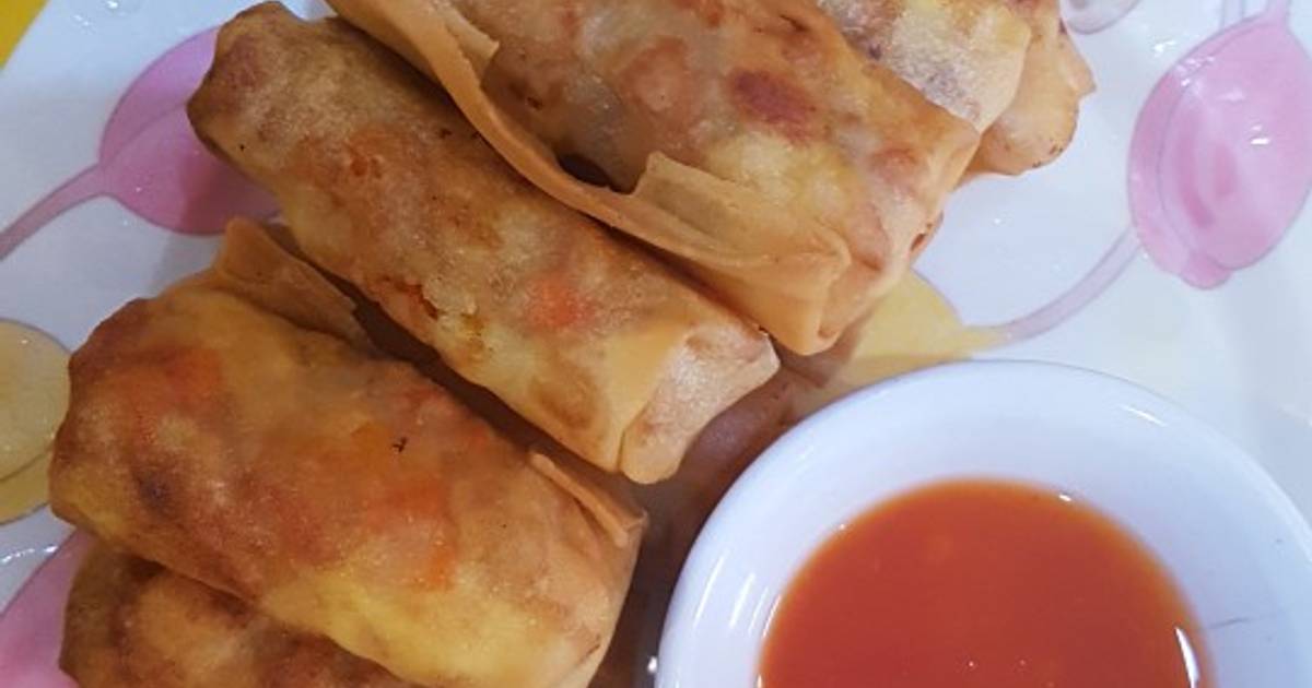 Resep Chicken Curry Spring Roll oleh Chrysta Fania - Cookpad