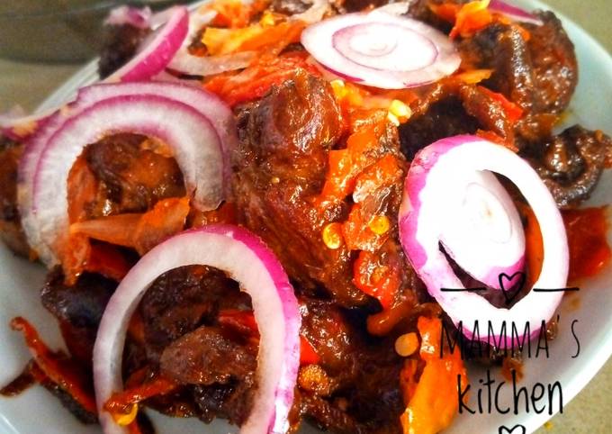 Pepper gizzard Recipe by Mamma's Kitchen - Cookpad