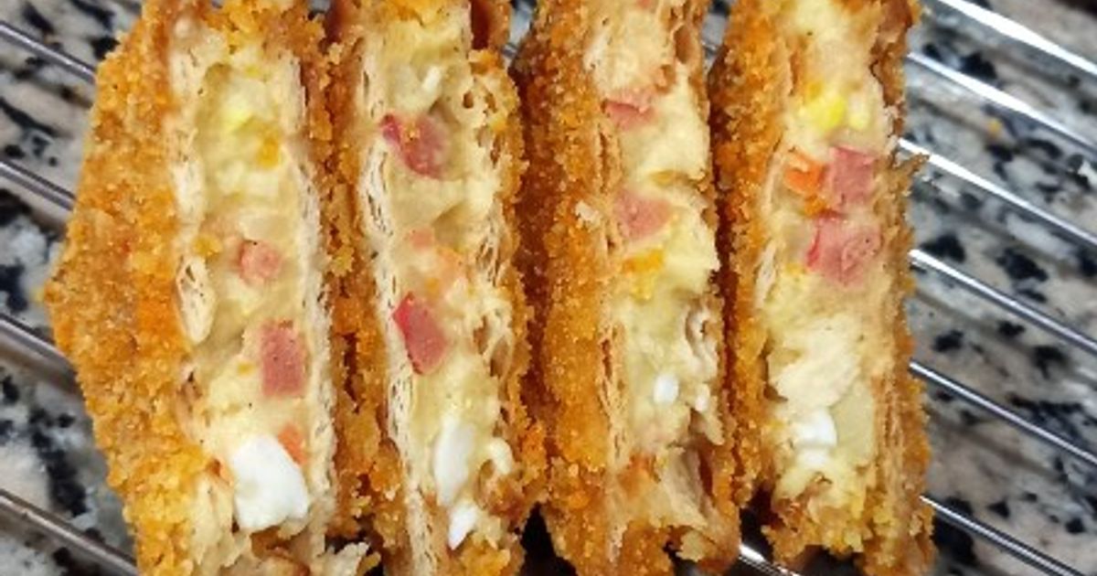 Resep roti gabin daging rumahan enak dan mudah - Cookpad