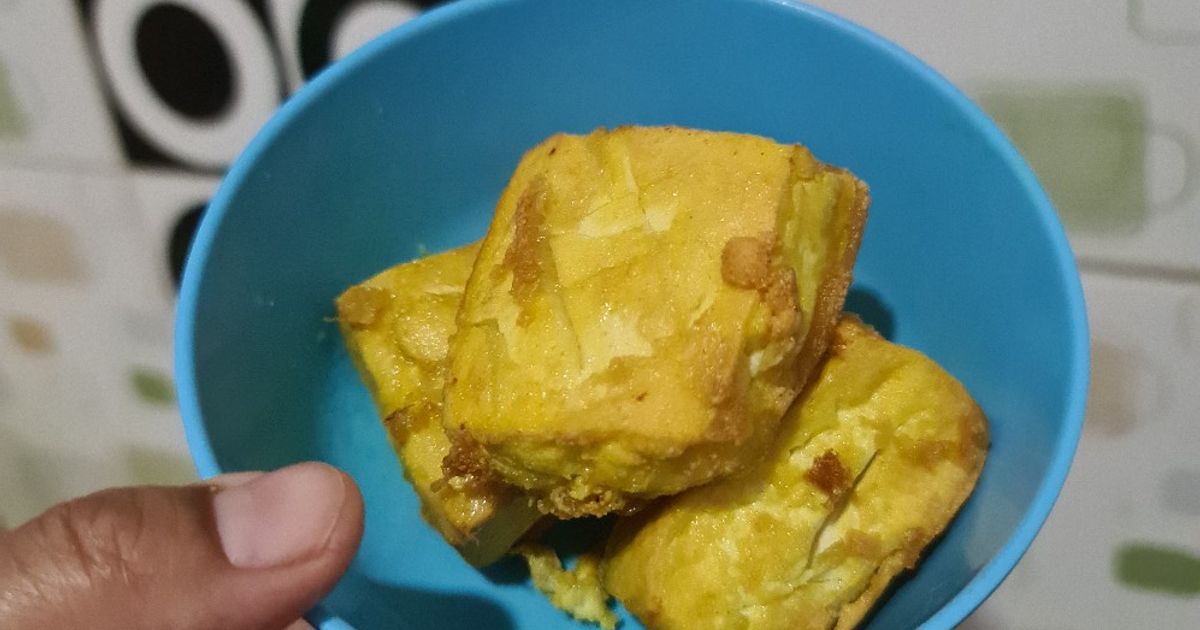 Resep Tahu Kuning Goreng Gurih oleh ummu Adam - Cookpad
