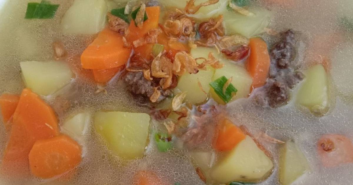 Resep Sup Kaldu Babi oleh Vivi Sahurilla Souisa - Cookpad