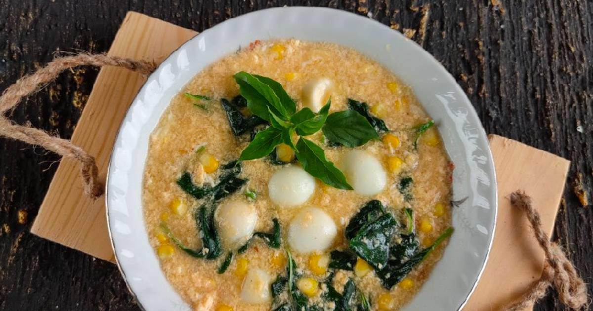 Resep Sup Jagung Bayam oleh Lyliput Kitchen's - Cookpad
