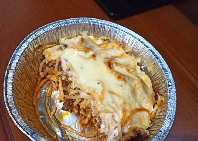 Resep Spaghetti brulee oleh Alinda - Cookpad