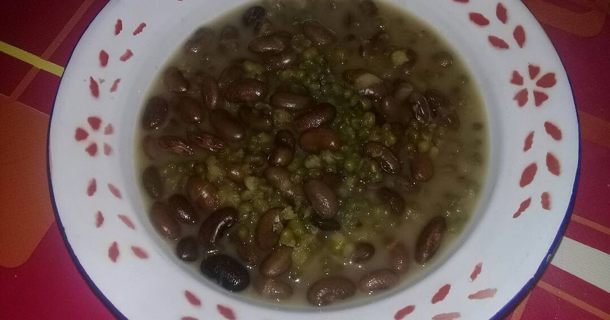Resep bubur kacang merah ijo rumahan enak dan mudah - Cookpad
