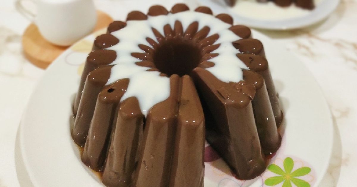 Resep Puding Coklat Lumer (Lembut Tanpa Telur) oleh Dapur Loli😋 - Cookpad