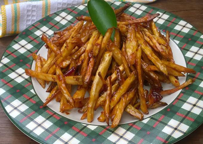 Resep Kering ubi/gado gado ketela rambat oleh Diaz Lop - Cookpad