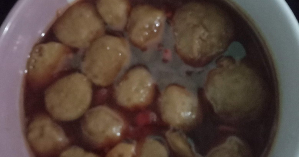 Resep Bakso Kuah Pedas oleh Kreasi By Mamah Zafran - Cookpad