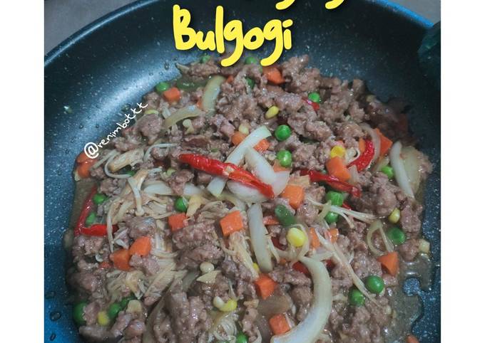 Resep Tumis Daging Bulgogi🥩🍛 | Beef Bulgogi oleh @renimbottt - Cookpad