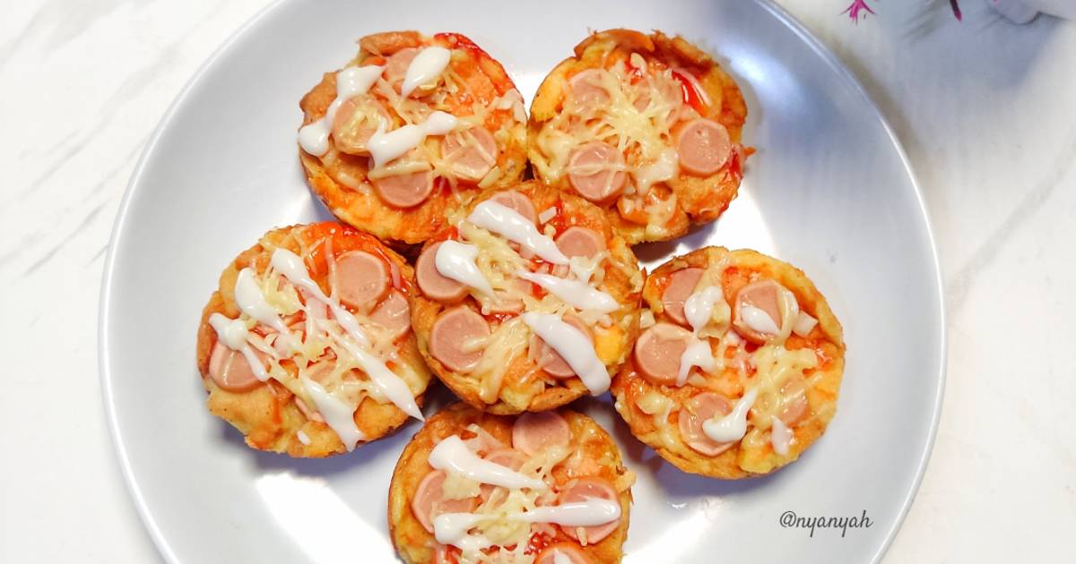 Resep Pizza mini kulit roti tawar oleh Nyanyah - Cookpad