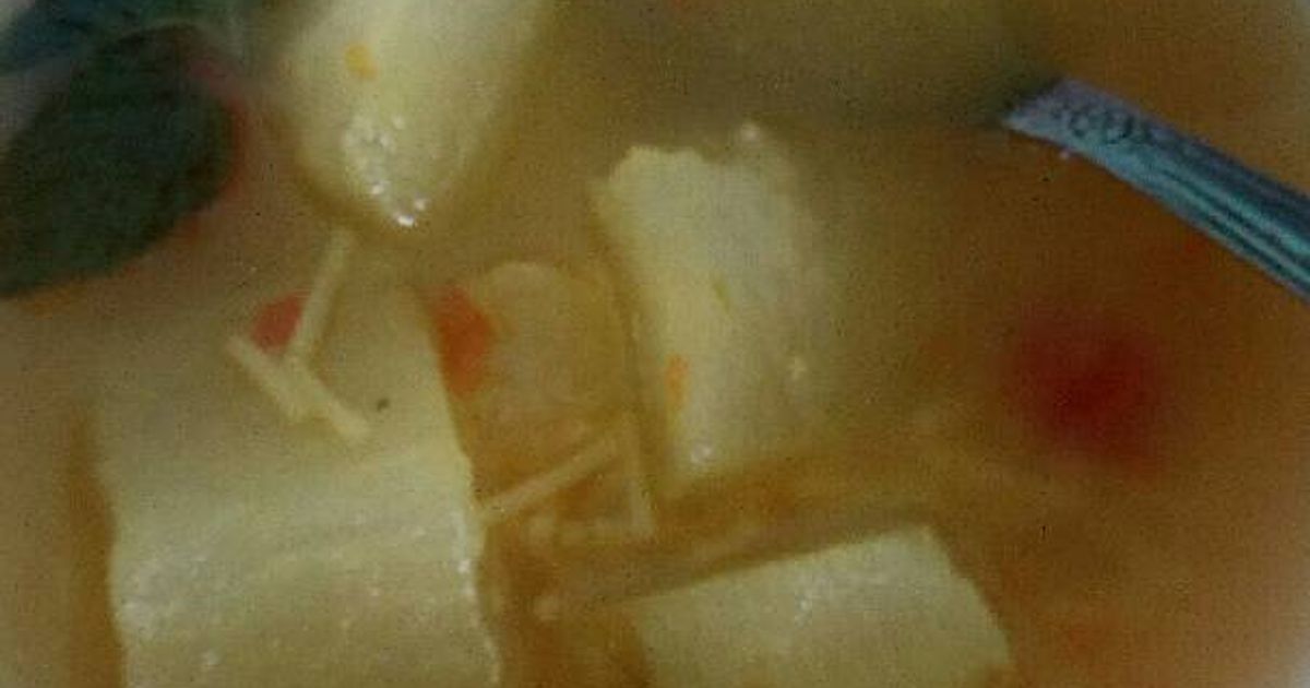 Ichintal (Raíz De Güisquil) En Su Jugo Con Fideos Receta de Keicy ...