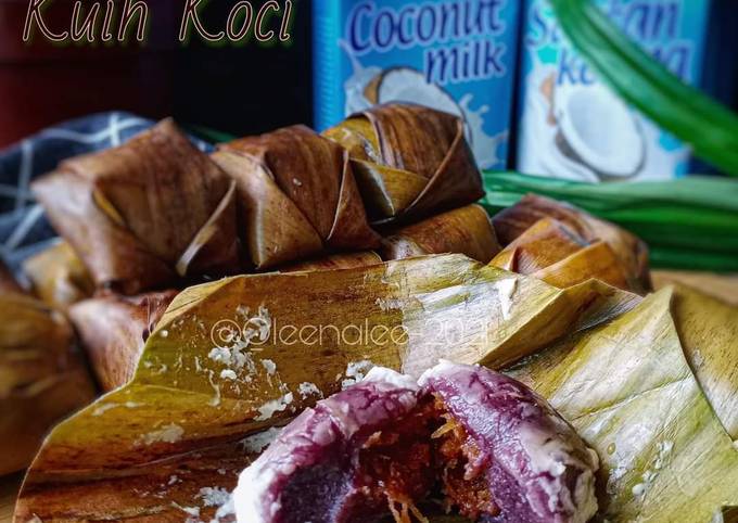 Resipi Kuih Koci pulut hitam oleh Q'leenalee's Kitchen - Cookpad