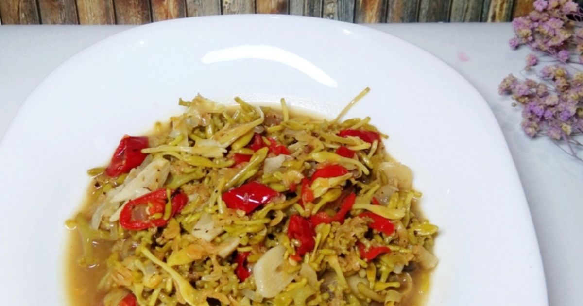 Resep Tumis Bunga Pepaya Mix Udang Papay oleh Iqha Qyuth - Cookpad