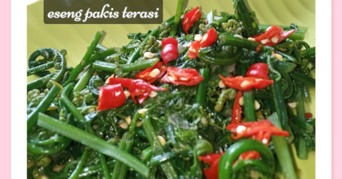 Resep Eseng pakis terasi simple oleh Dewi IW - Cookpad