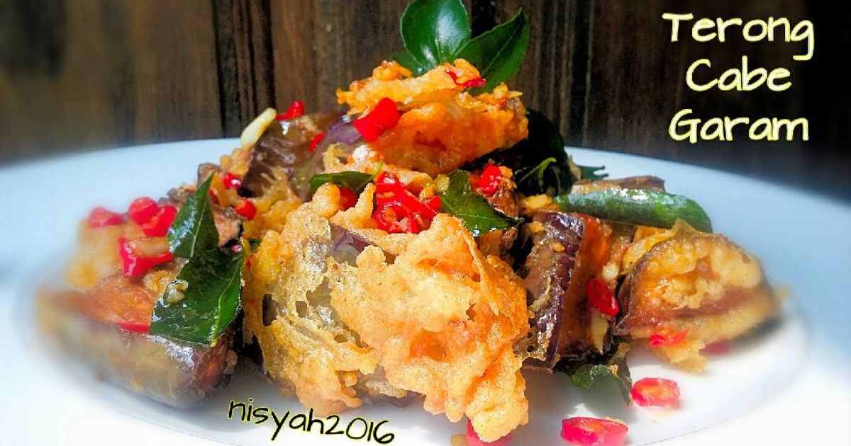 Resep Terong Cabe Garam oleh NiSyah 🍒 - Cookpad