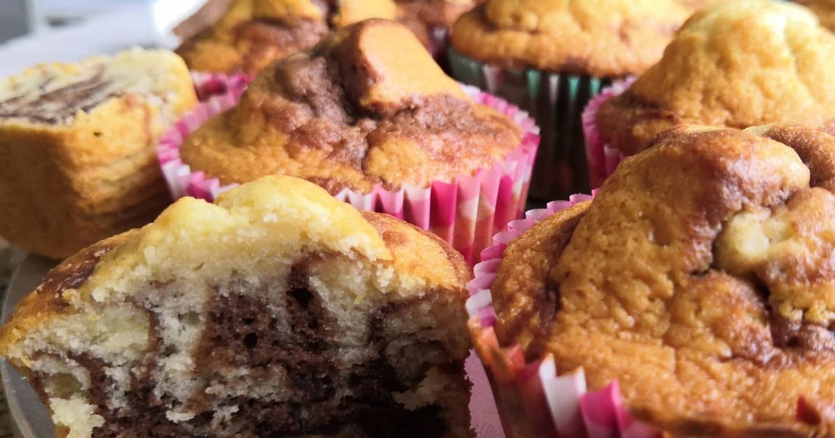 Muffins Zébrés Chocolat/Vanille de Cucina per Tutti P - Cookpad