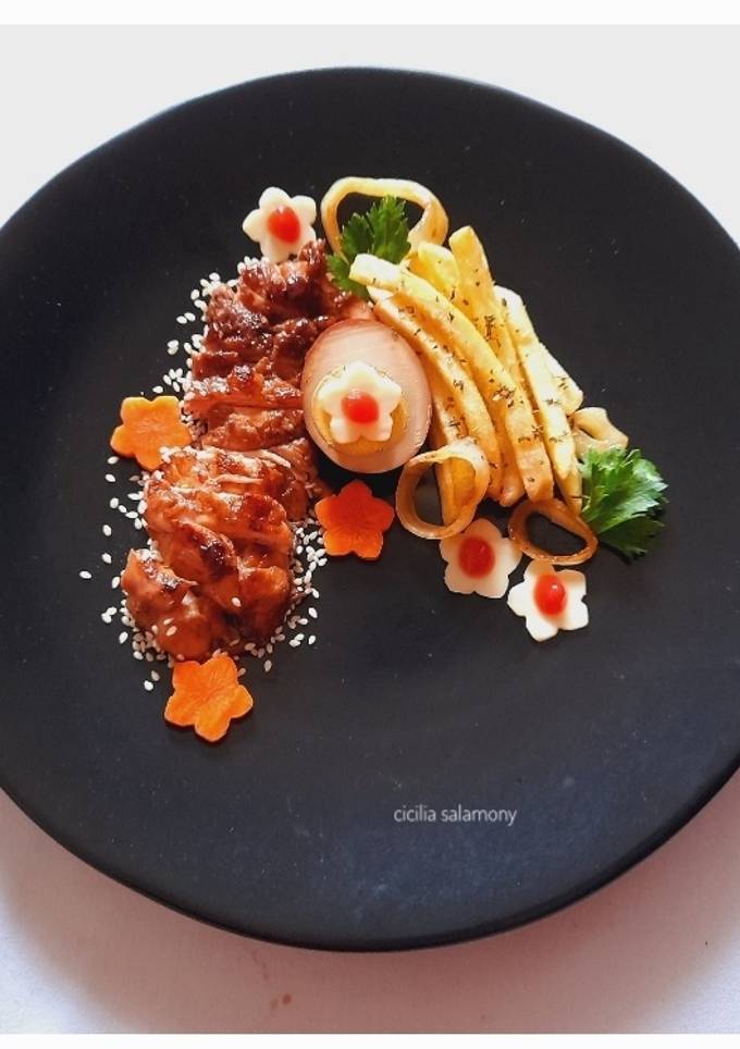 Resep Plating Ayam Teriyaki Bumbu Wijen oleh Cicilia Yustina Salamony ...