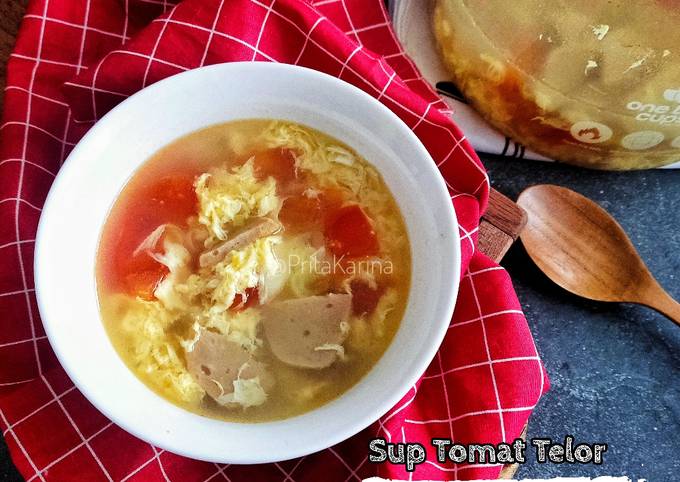 Resep Sup Tomat Telor oleh Prita Karina - Cookpad