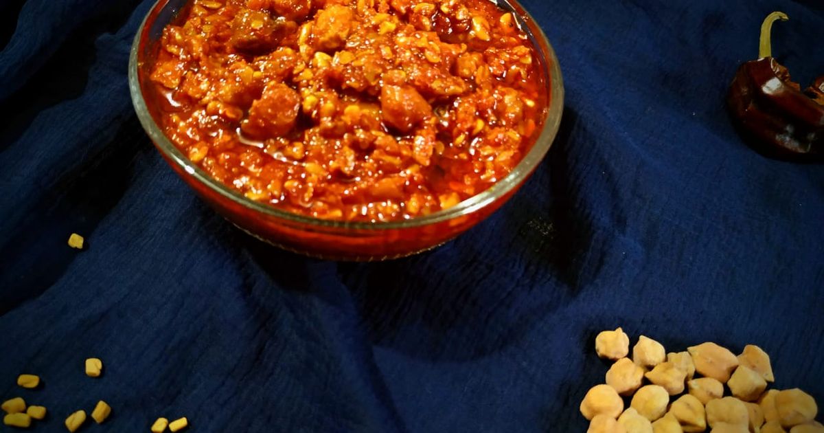 Khada Chana Methi Athanu Recipe by Khyati Dhaval Chauhan - Cookpad