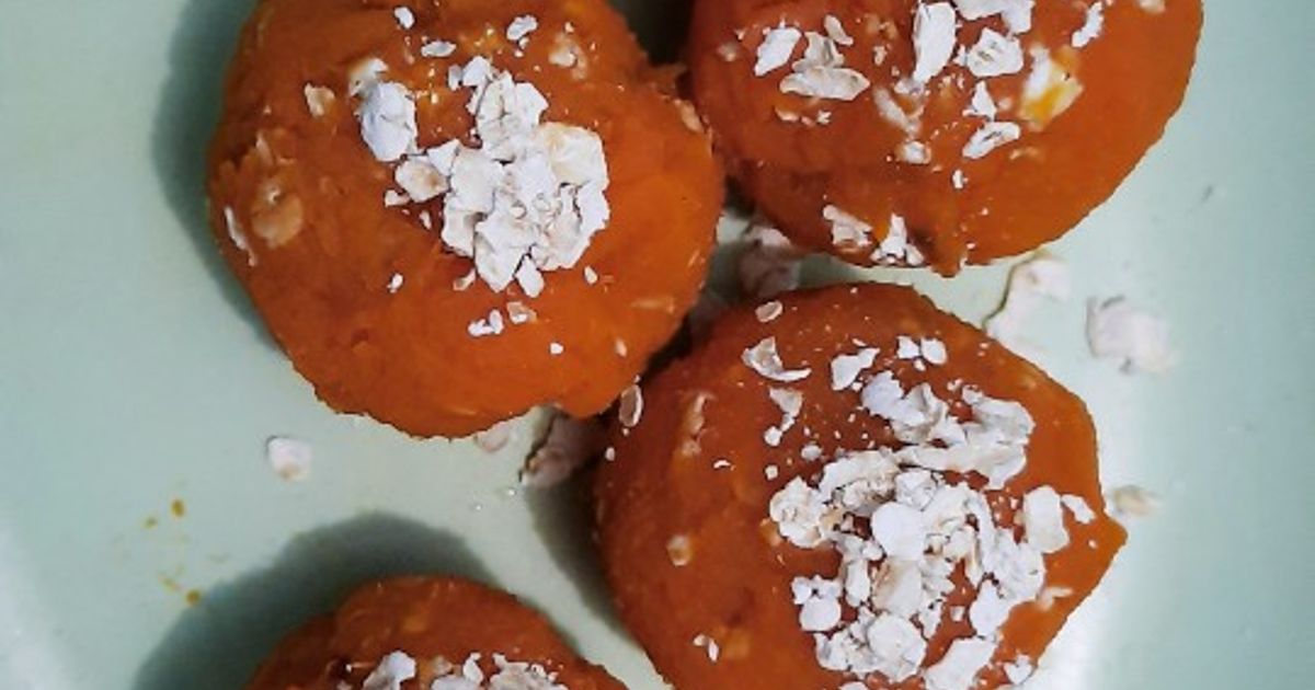 Resep Bola Ubi Rebus + Oatmeal (Menu Diet) oleh Dina Gunadi - Cookpad