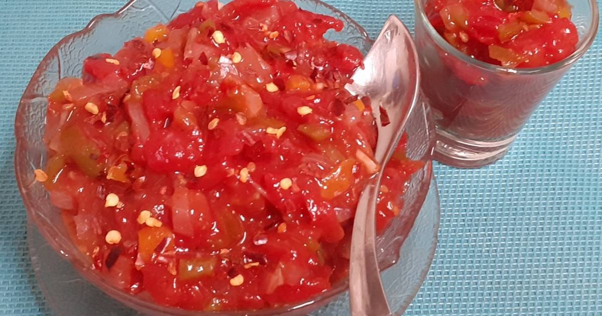 Tomato Relish Recipe by Bina Samir Telivala - Cookpad