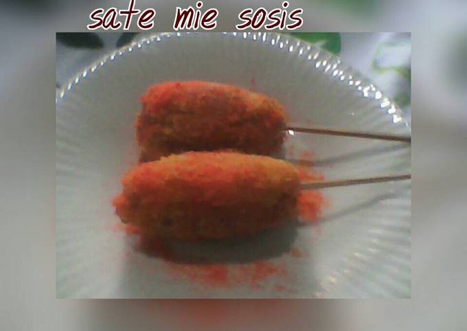 Resep Sate mie sosis oleh Rianti - Cookpad