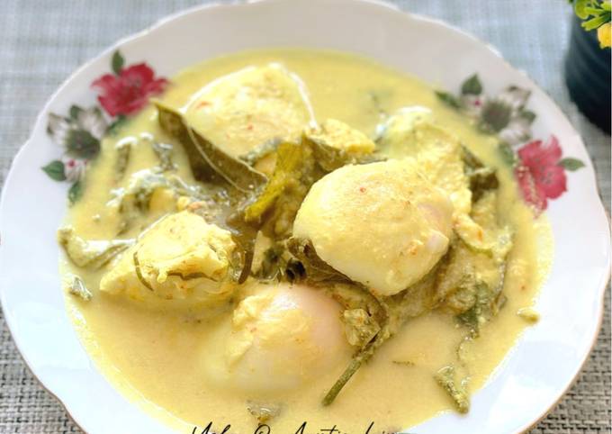 Resipi Telur Itik & Pucuk Mulberi Masak Lemak Cili Padi oleh Sesimple ...