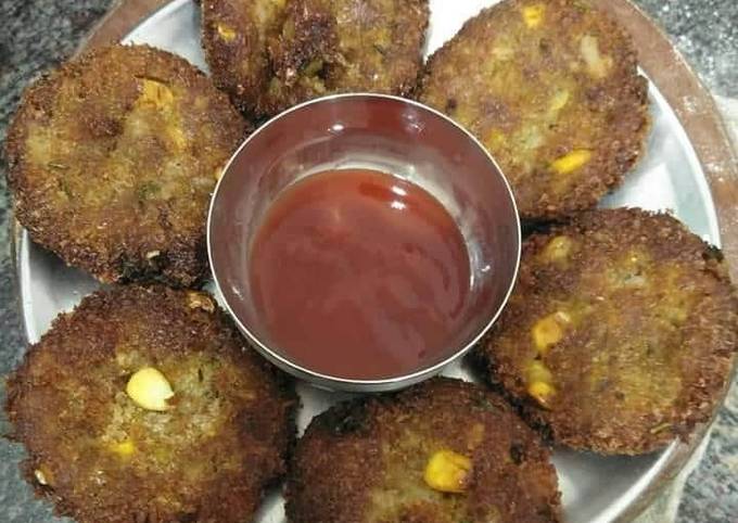Corn tikki Recipe by Kusum Agarwal - Cookpad