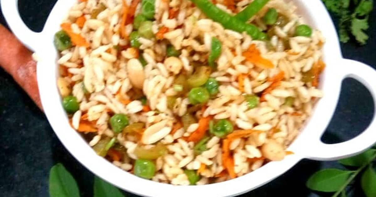 Puff rice poha Recipe by Maya Tandon - Cookpad