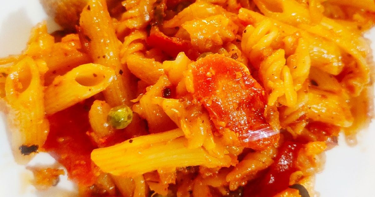 Mix Malai Pasta Recipe by Loveena Bajaj Salve - Cookpad