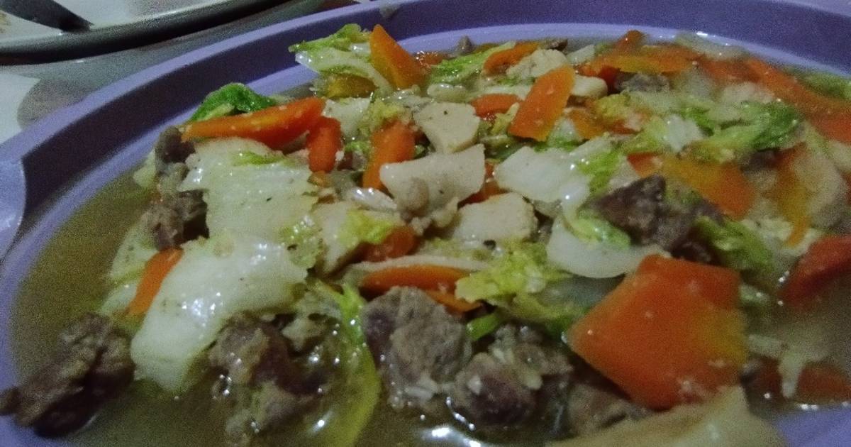 Resep Capcay Kuah Daging oleh Amy - Cookpad