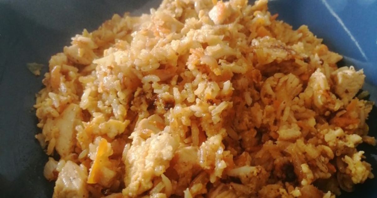 Arroz Frito Con Pollo Receta de Gabriela Armas- Cookpad